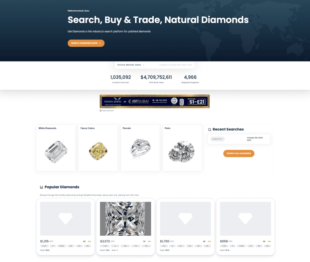 Diamond Trading - Get-Diamonds.com